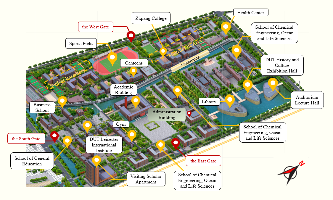 Maps & Transportation-PANJIN CAMPUS OF DUT